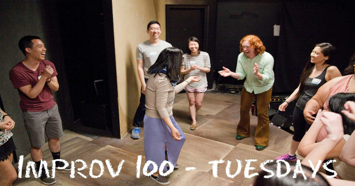 IMPROV 100 TUESDAYS – Intro to Improv – Build Confidence Spring