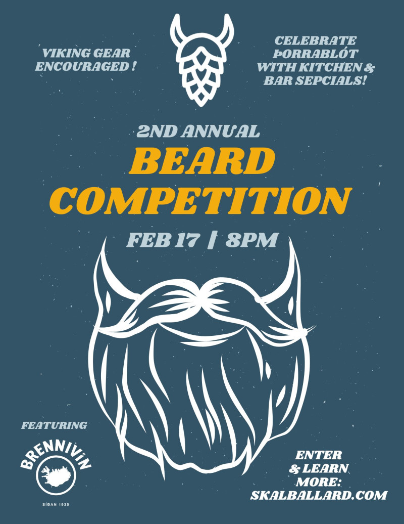 Beard Competition Poster