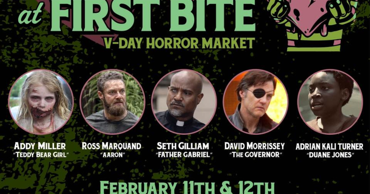 Love at First Bite V-Day Horror Market ft. cast from THE WALKING