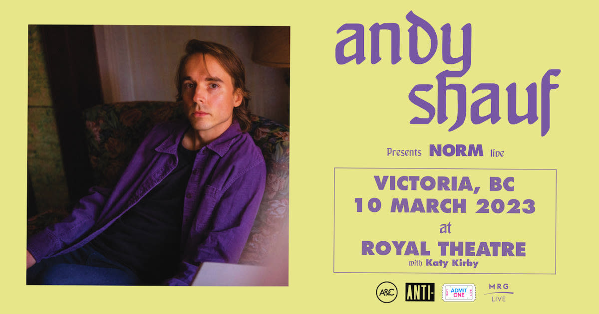Andy Shauf in Victoria at The Royal Theatre