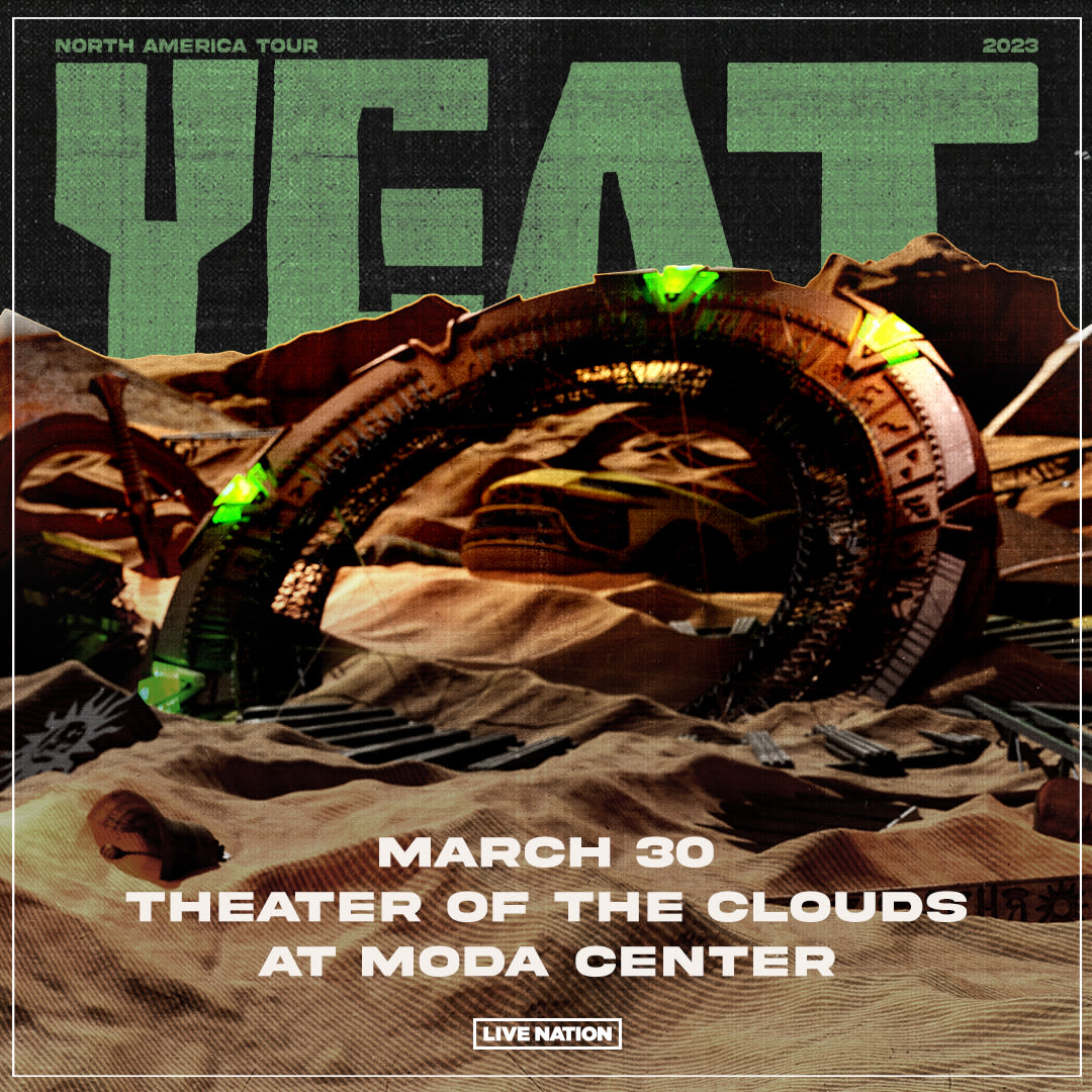 Yeat in Portland at Moda Center