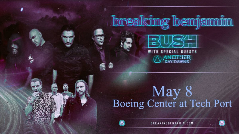 Breaking Benjamin with Bush in San Antonio at Boeing Center at
