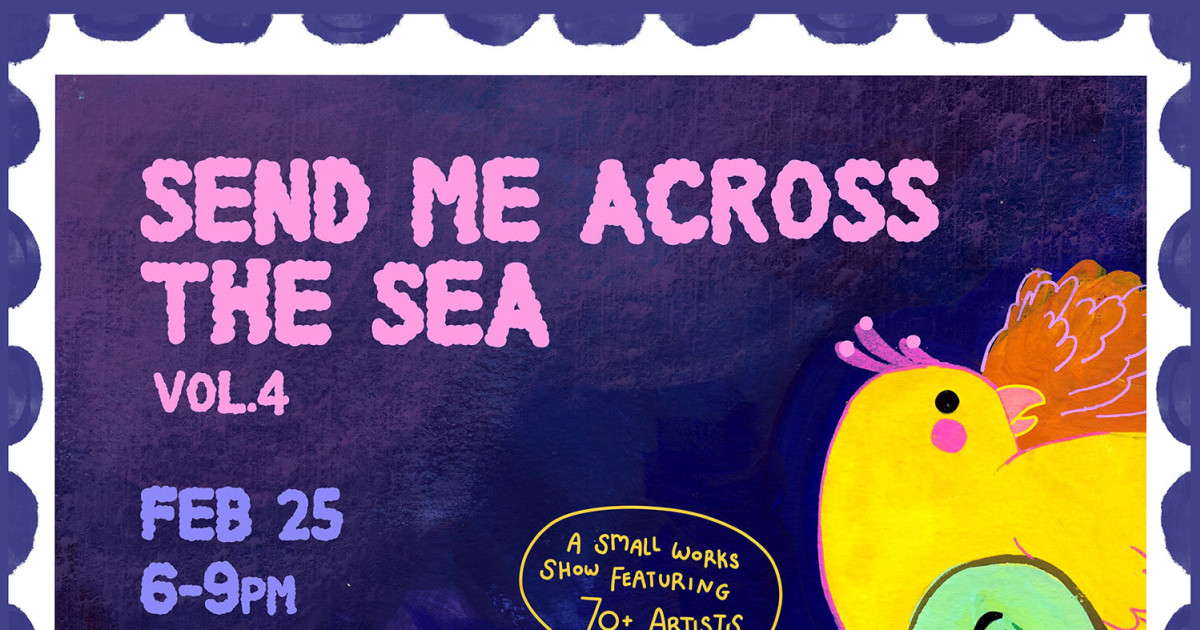 Send Me Across the Sea in Oakland at Helvella Art
