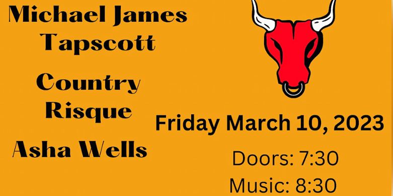 MICHAEL JAMES TAPSCOTT + COUNTRY RISQUE + ASHA WELLS in Oakland at