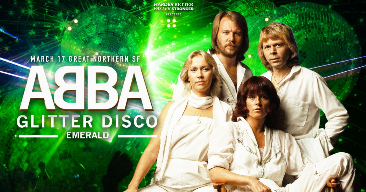 ABBA Glitter Disco St. Patrick's Day in San Francisco at The Great