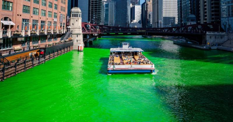 St. Patrick's Day At Blum Day & Night Life in Chicago at Blum