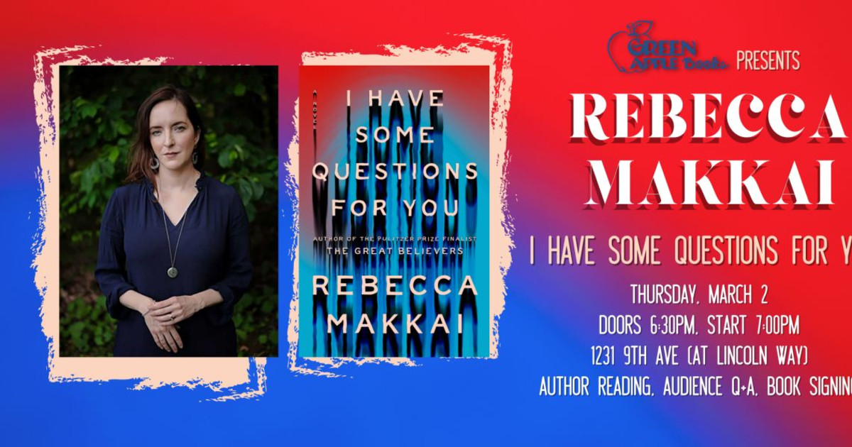 9th Ave: Rebecca Makkai in San Francisco at Green Apple Books on