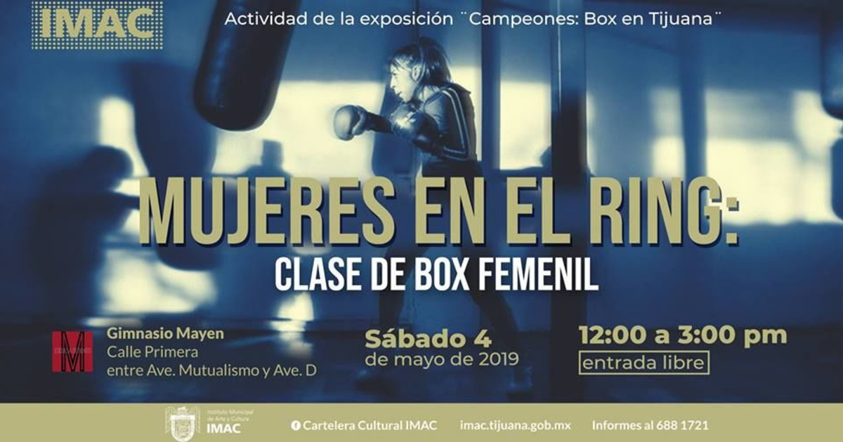 MUJERES EN EL RING: CLASE DE BOX FEMENIL en Tijuana en Tijuana