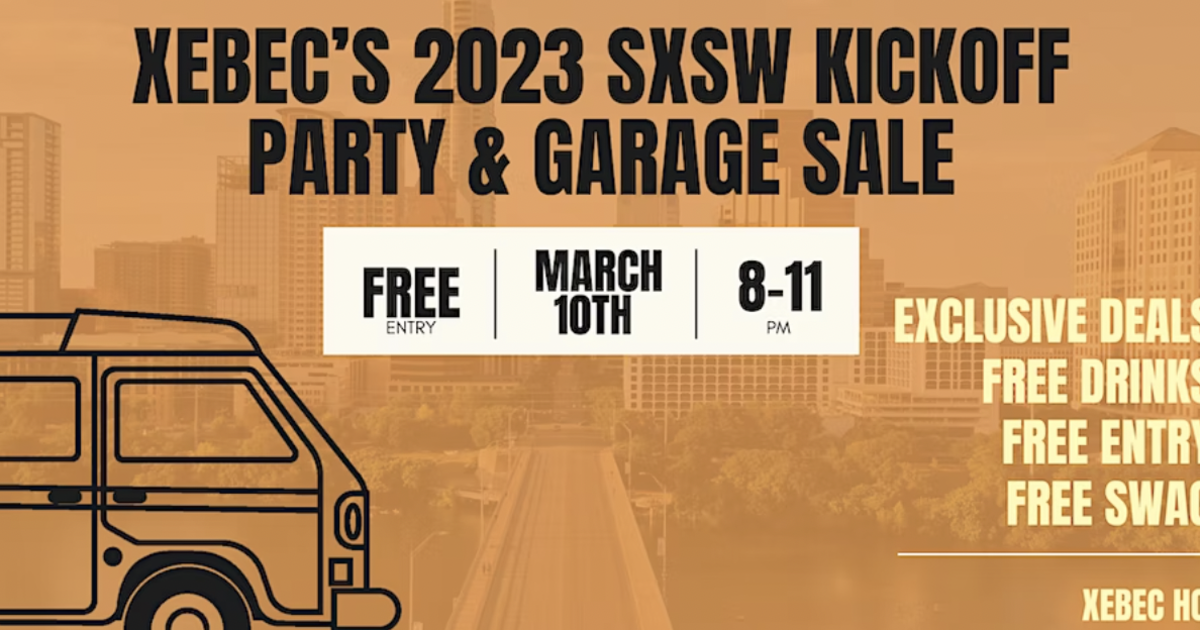 Xebec’s Kickoff Party & Garage Sale in Austin at Xebec Team Office