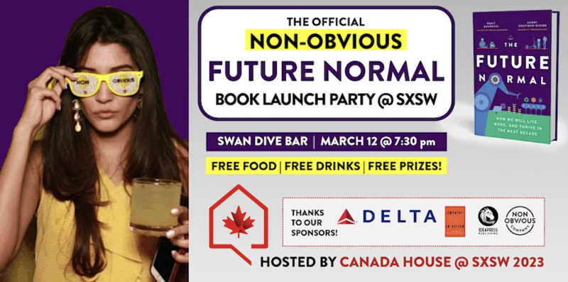 The Non-Obvious Future Normal Party in Austin at Swan Dive
