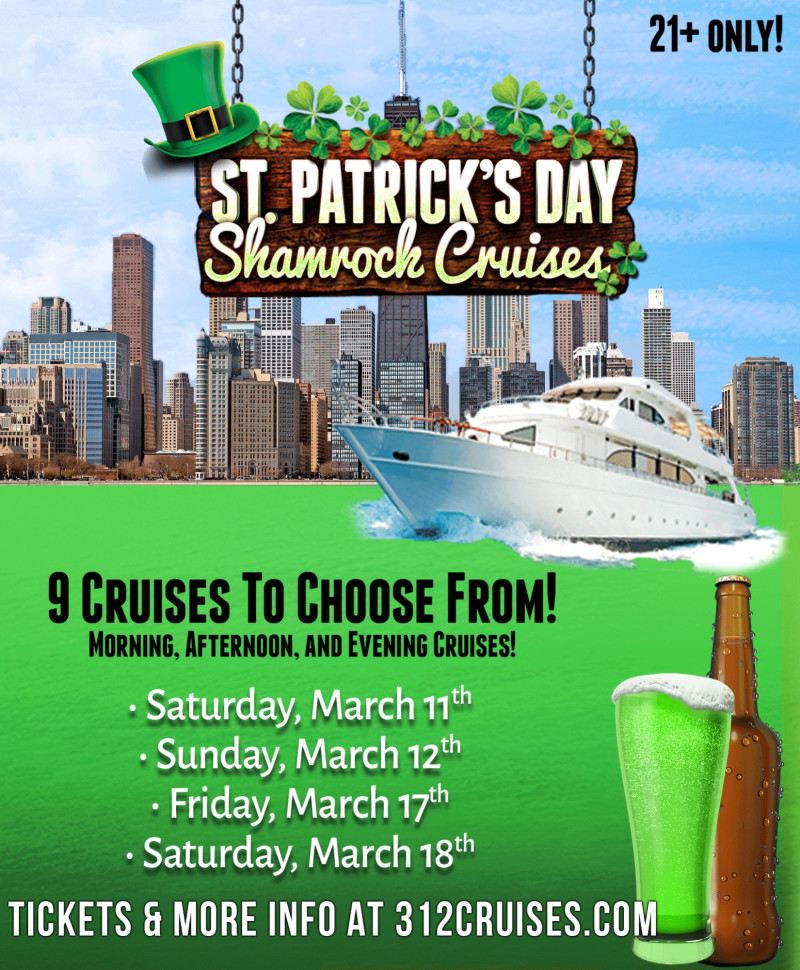 St. Patrick's Day Afternoon Lake Michigan Shamrock Cruise in