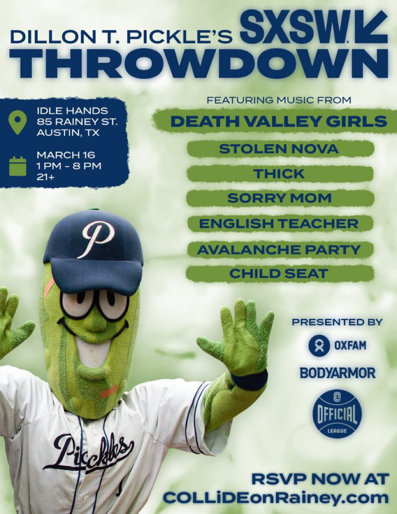 Dillon T. Pickle's Throwdown in Austin at Idle Hands