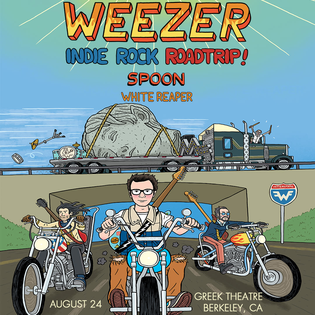 Weezer w/ Spoon + White Reaper in Berkeley at Greek Theatre