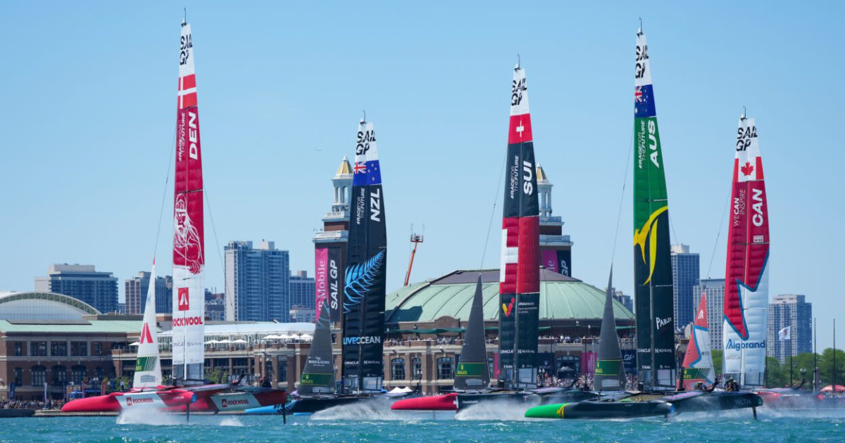Rolex United States Sail Grand Prix Chicago at Navy Pier in