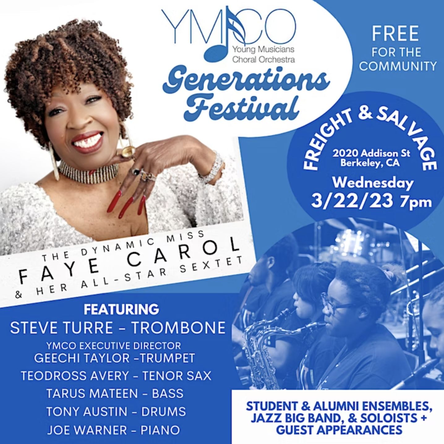 YMCO Generations Festival ft. The Dynamic Miss Faye Carol & Her