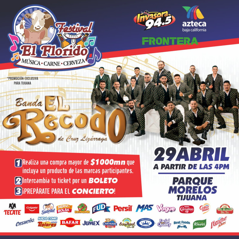 Festival El Florido: Banda El Recodo en Tijuana en Parque Morelos
