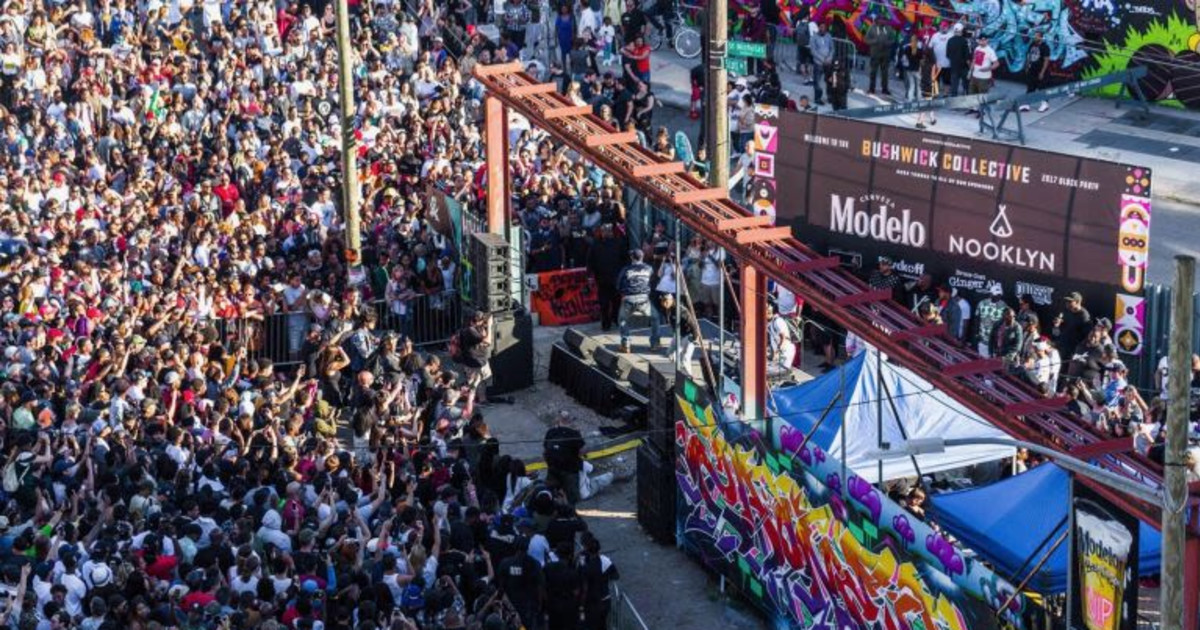 The Bushwick Collective Block Party 2019 in NYC at Troutman btwn