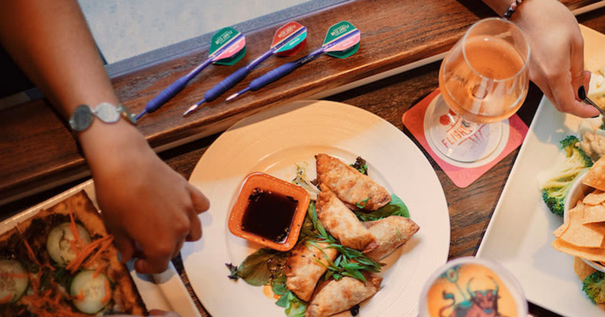 Flight Club Happy Hour in Chicago at Flight Club