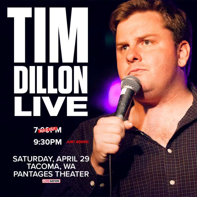 Tim Dillon: Late Show in Tacoma at Pantages Theater - Tacoma