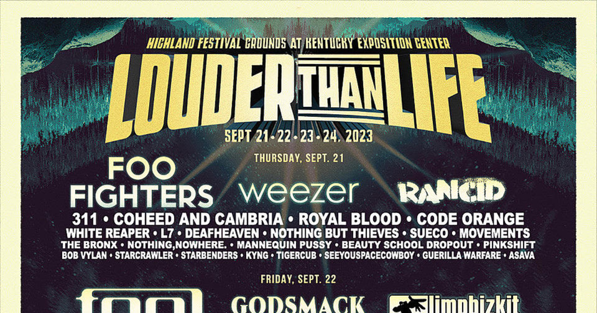 Louder Than Life 2023 in Louisville at Kentucky Exposition