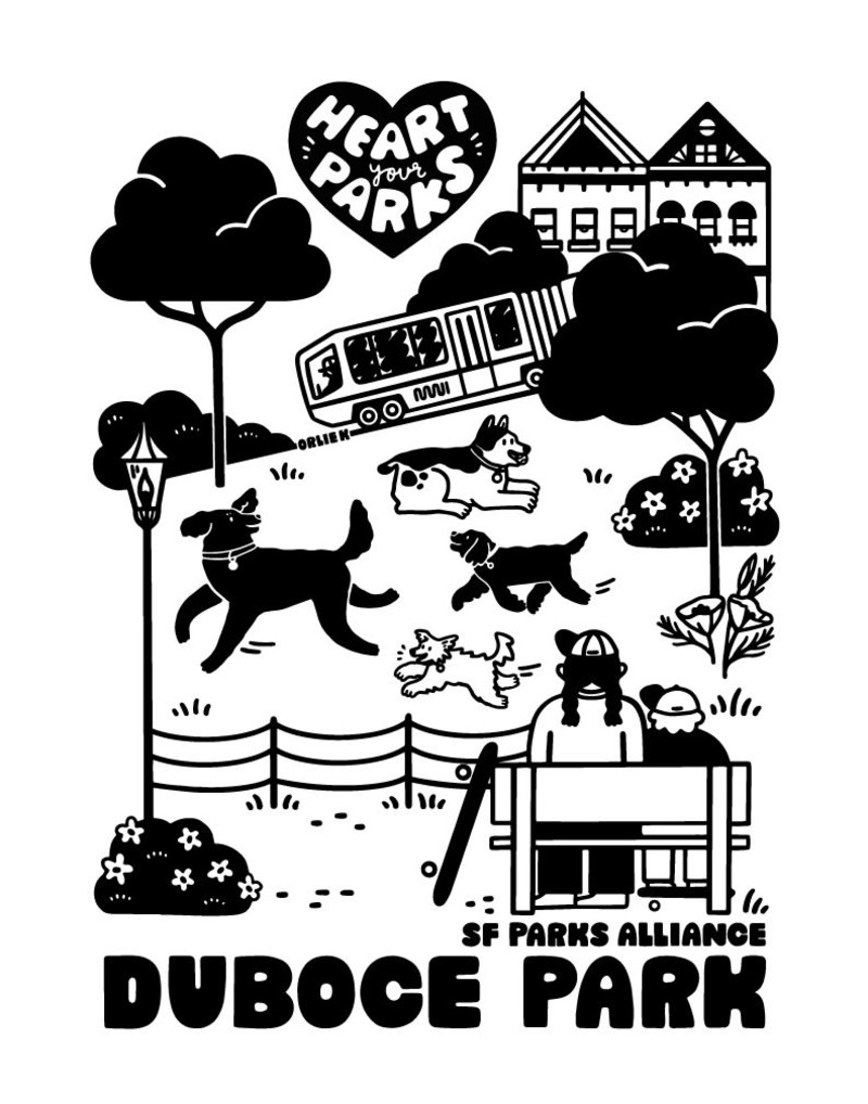 Heart Your Parks in San Francisco at Duboce Park