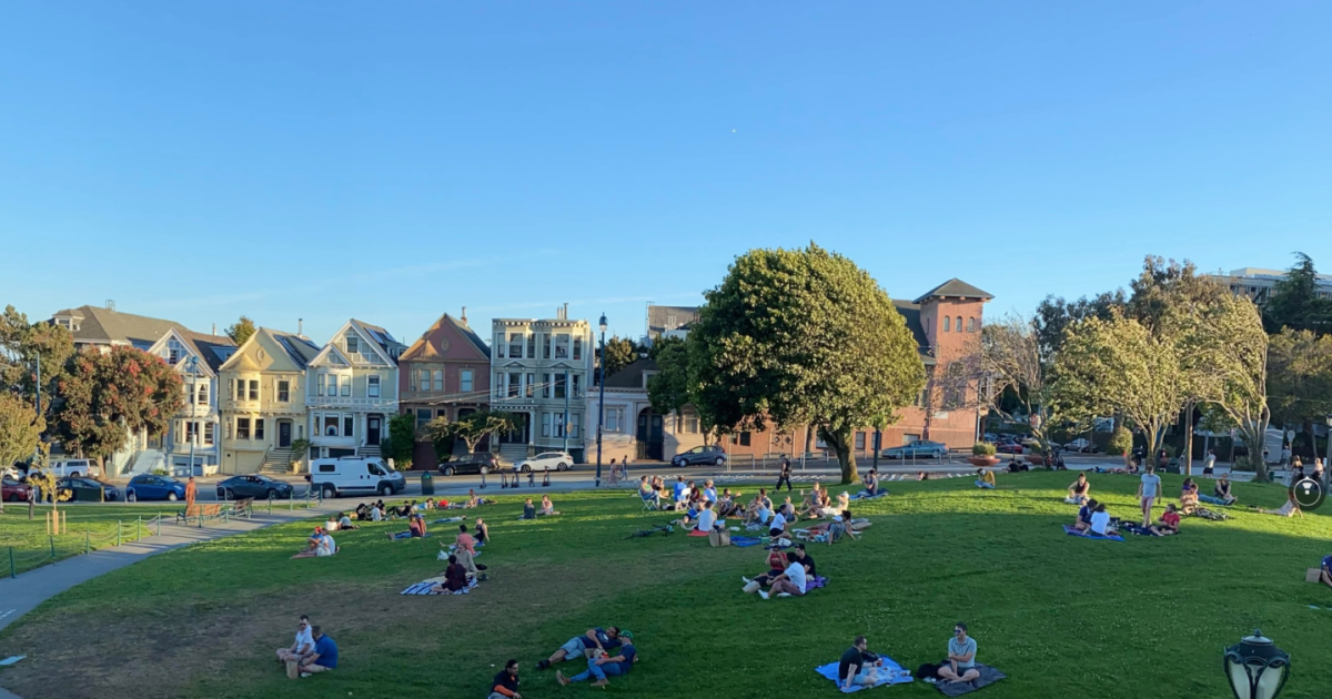 Heart Your Parks in San Francisco at Duboce Park
