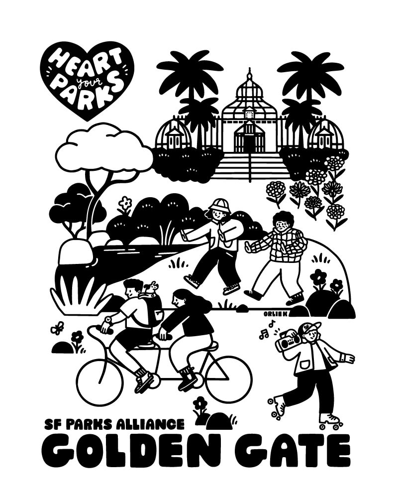 Heart Your Parks: Golden Gate Park in San Francisco at San
