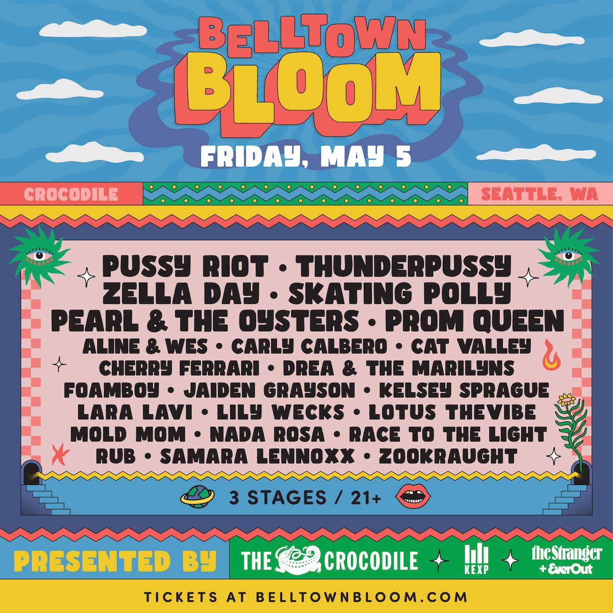 Belltown Bloom (Two Days, 3 Stages!) in Seattle at Crocodile
