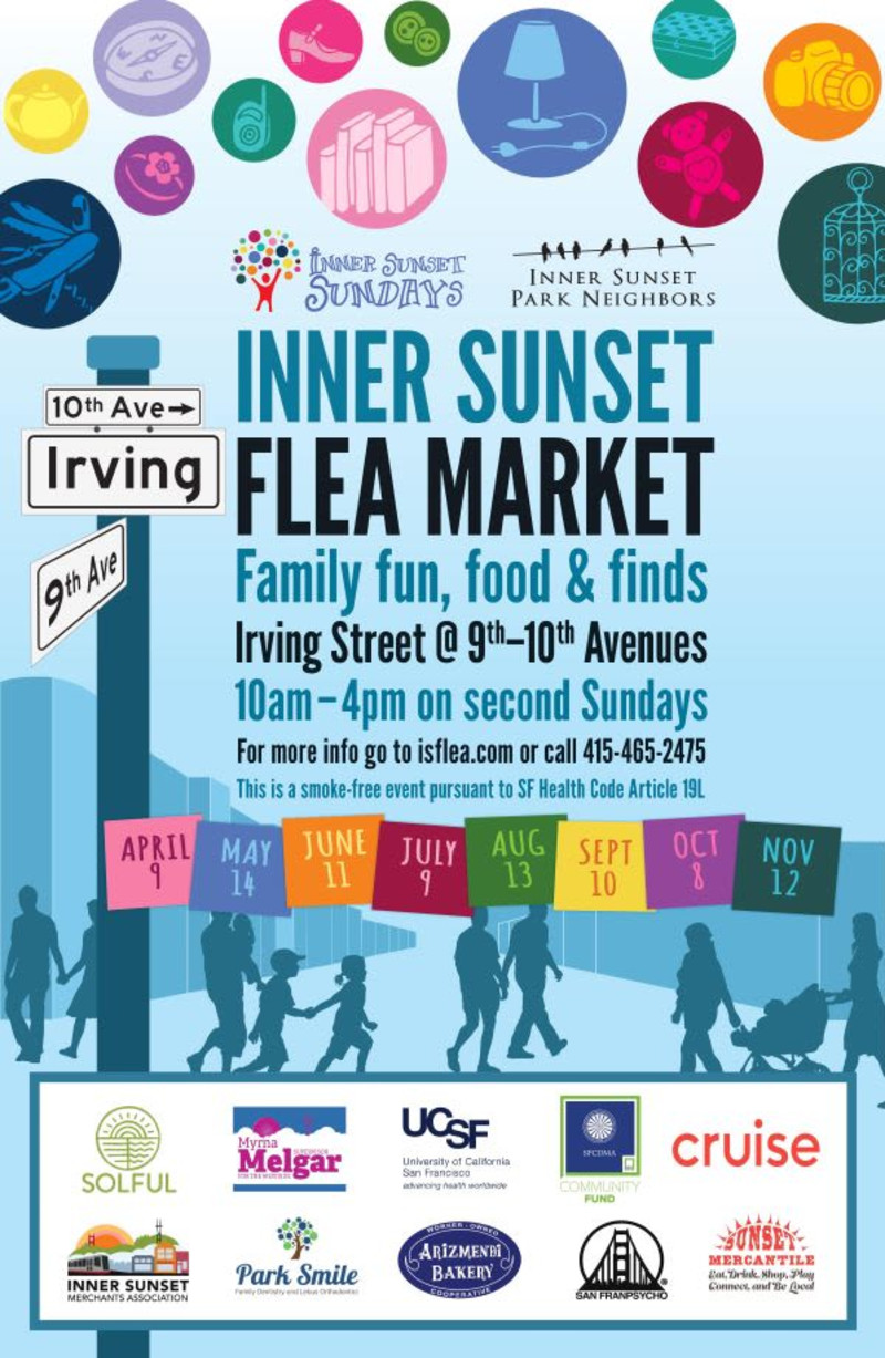 Inner Sunset Sunday in San Francisco at Inner Sunset Flea Market