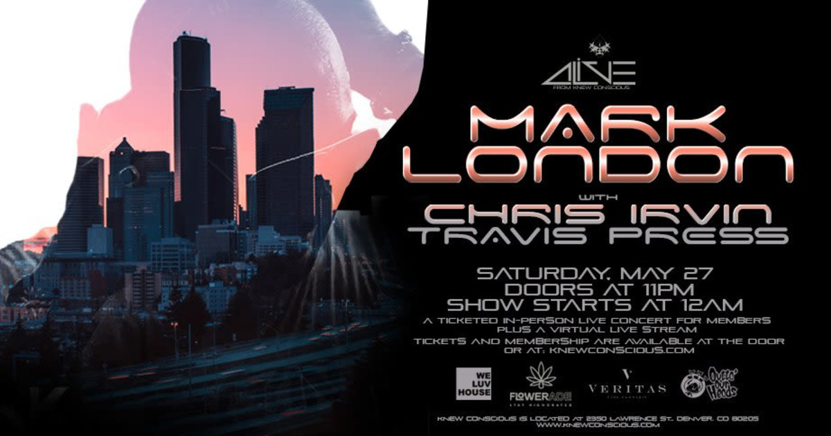 MARK LONDON w/ Chris Irvin & Travis Press in Denver & Boulder at