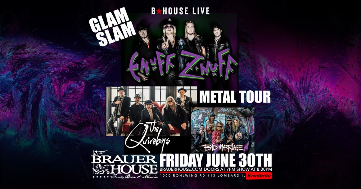 Enuff Z'Nuff - Glam Slam Metal Tour with The Quireboys and Bad