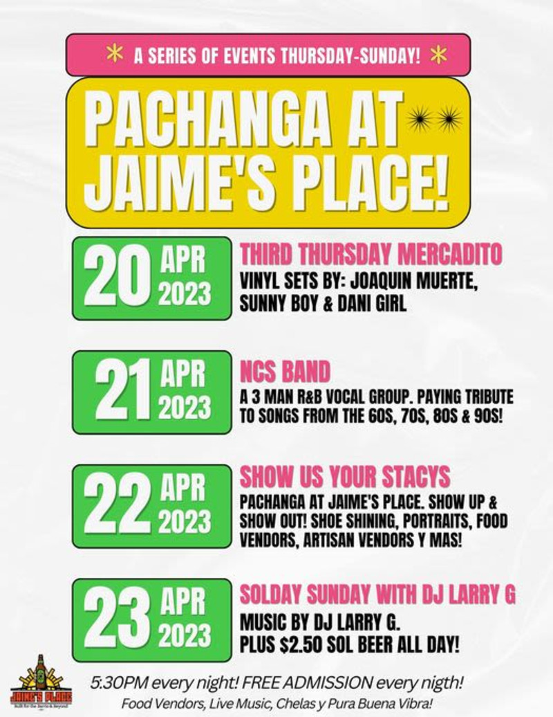 4 Day Pachanga in San Antonio at Jaime's Place