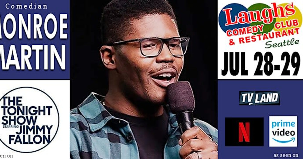 Comedian Monroe Martin in Seattle at Laughs Comedy Club