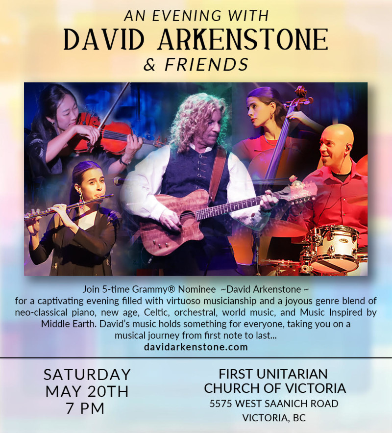 An Evening with David Arkenstone and Friends in 5575 W Saanich Rd