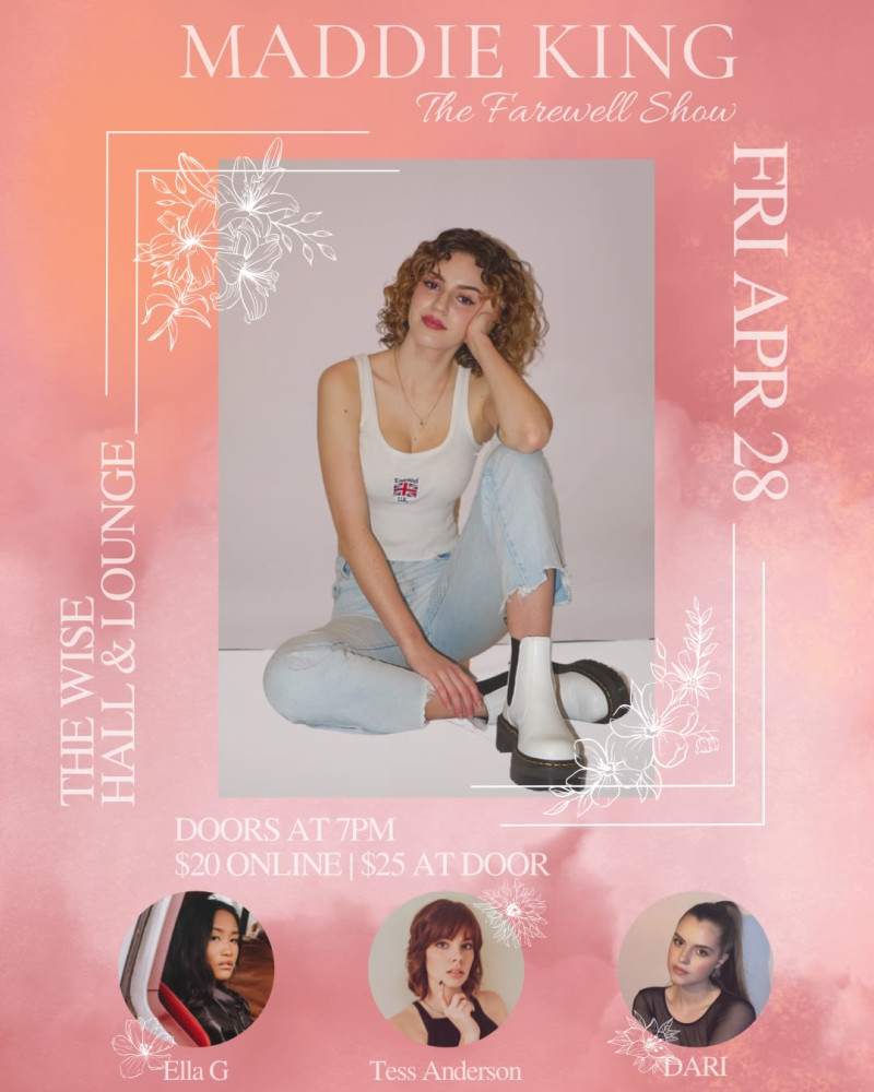 The Farewell Show: Maddie King in Vancouver at Wise Hall