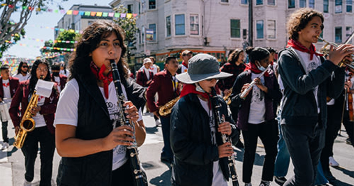 CMC in the Carnaval SF Grand Parade in San Francisco at Community