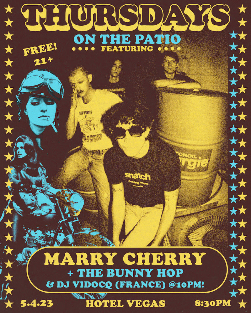 Early on the Patio: Marry Cherry in Austin at Hotel Vegas & The