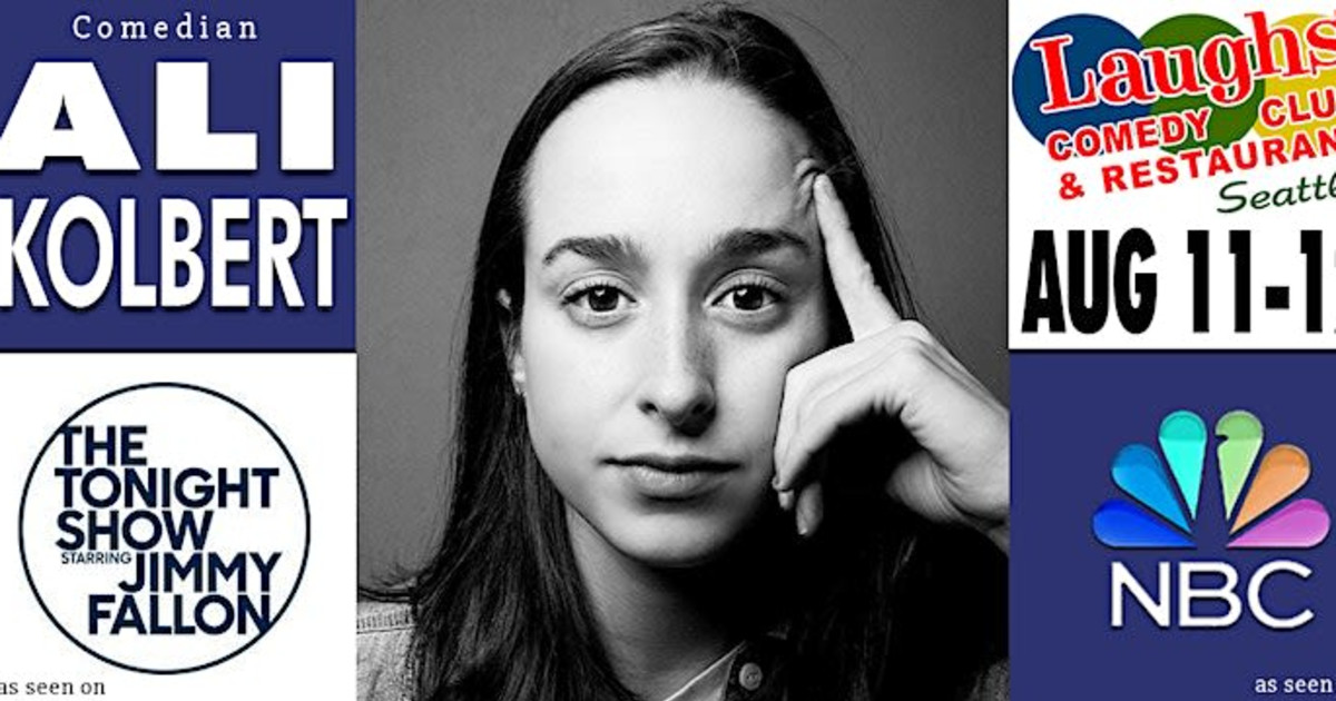 Comedian Ali Kolbert in Seattle at Laughs Comedy Club