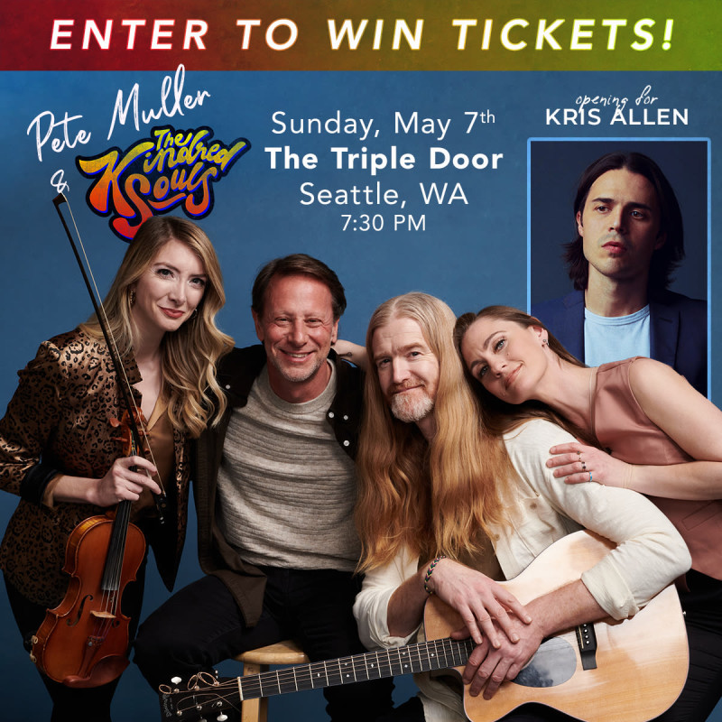 Kris Allen w/ Pete Muller & The Kindred Souls in Seattle at The