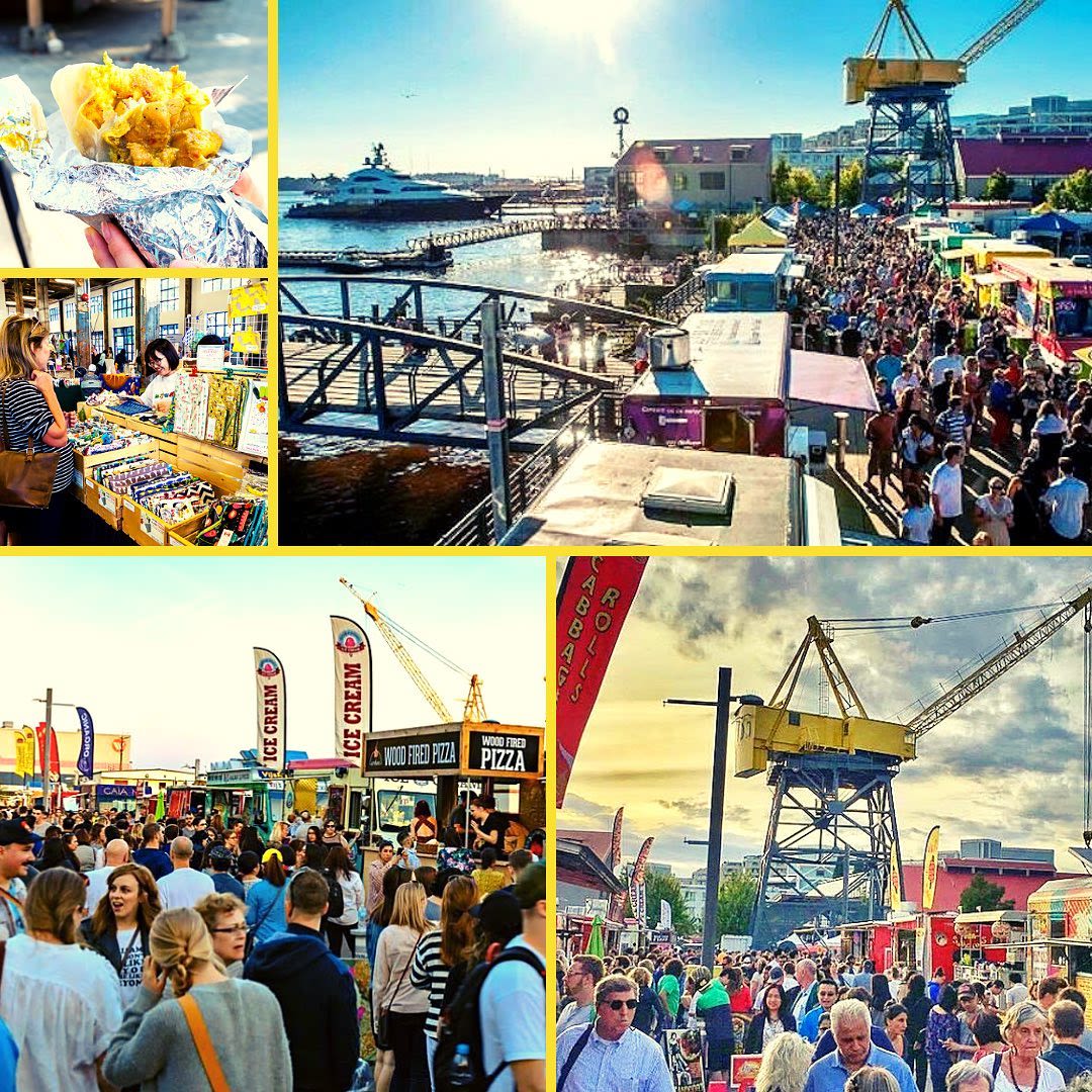 Shipyards Night Market in North Vancouver at The Shipyards