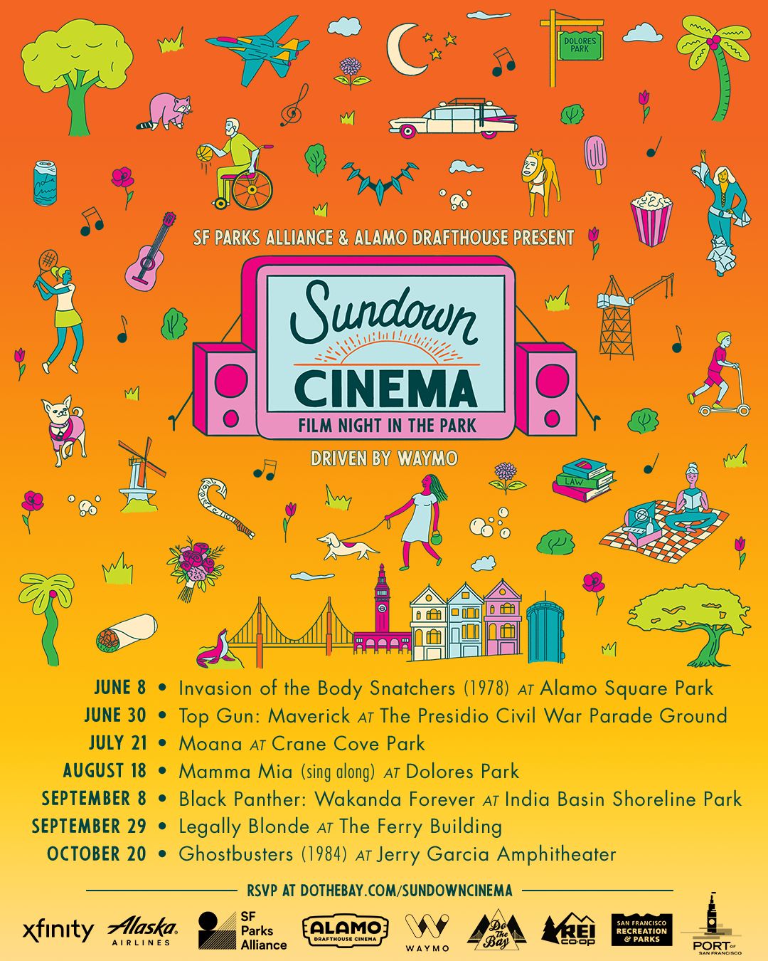 Sundown Cinema: Legally Blonde in San Francisco at Ferry