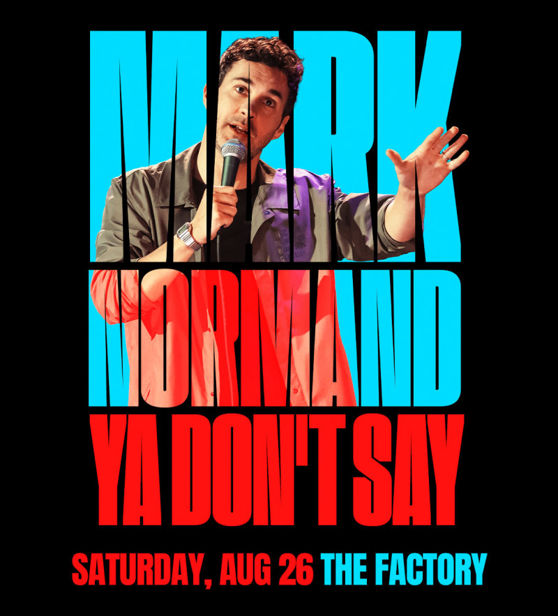 Mark Normand in Chesterfield at The Factory