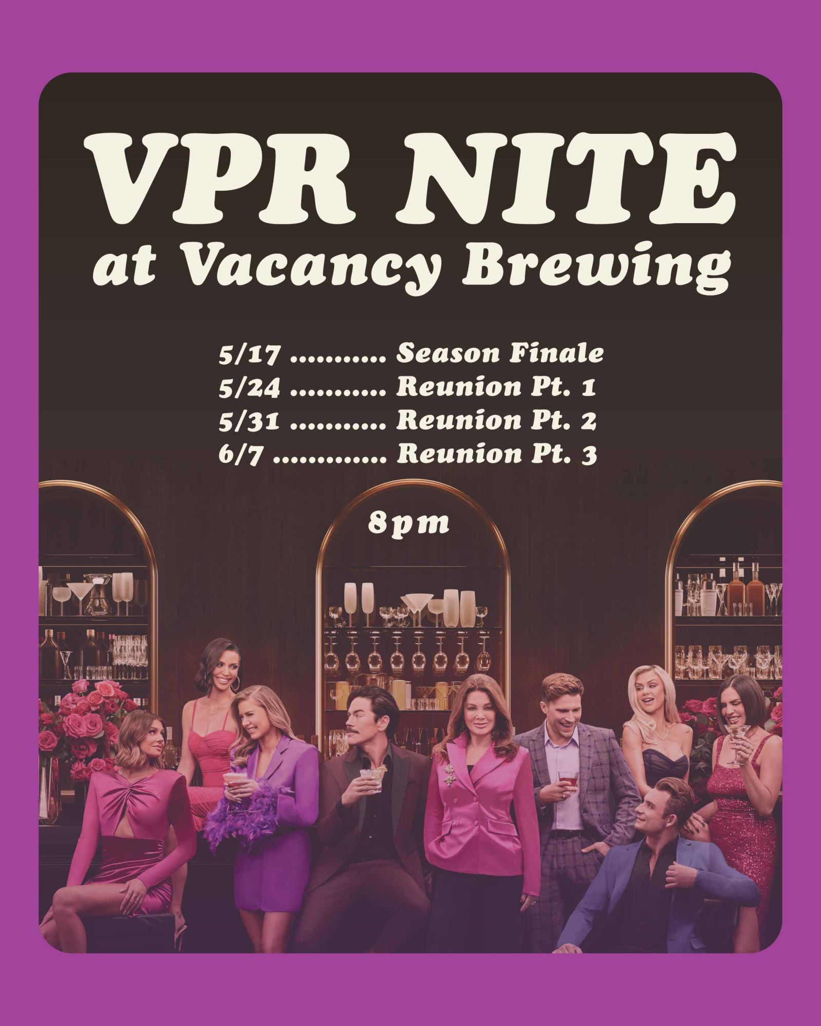 VPR Nite: Finale Watch Party at Vacancy Brewing in Austin at