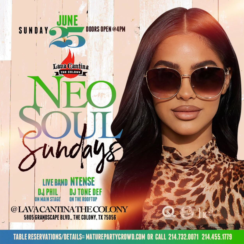 NEO SOUL SUNDAYS featuring NTENSE THE BAND in The Colony at Lava