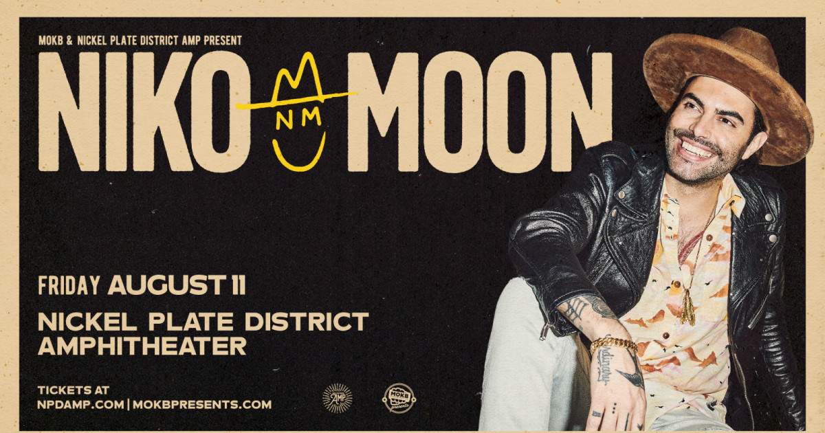 Niko Moon in Fishers at Nickel Plate District Amphitheater