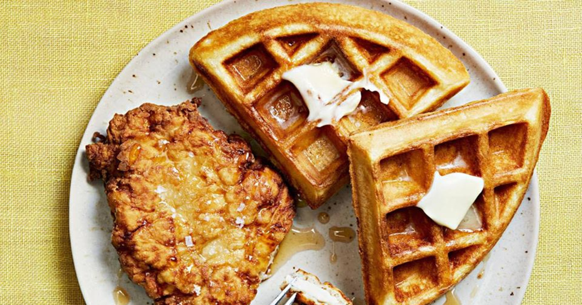 Chicken 'n Waffles Flights in Everett at Bone Up Brewing Company