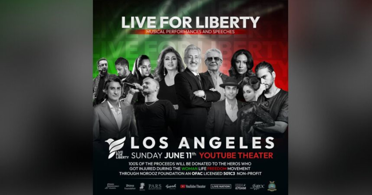 Live for Liberty Charity Concert in Inglewood at YouTube Theater
