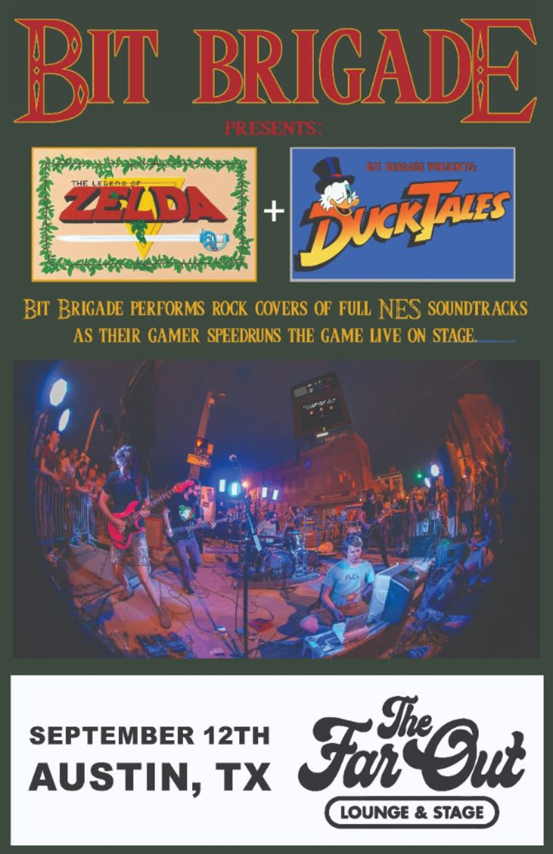 Bit Brigade performs "The Legend of Zelda" + "DuckTales" LIVE in