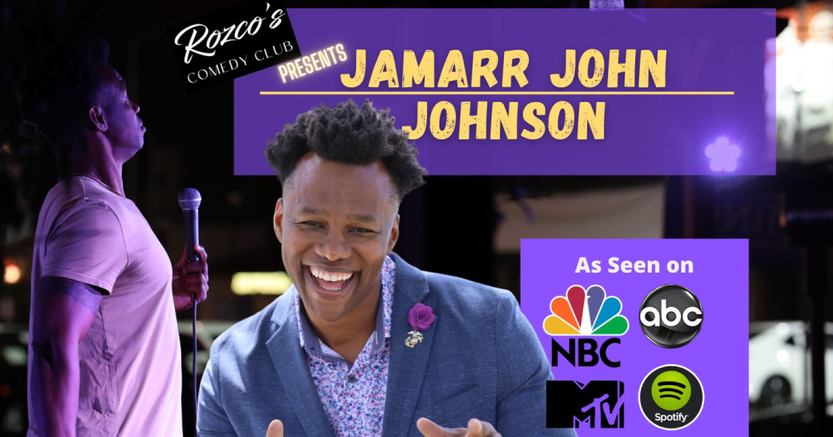 Jamarr John Johnson in Austin at Rozco’s Comedy Club