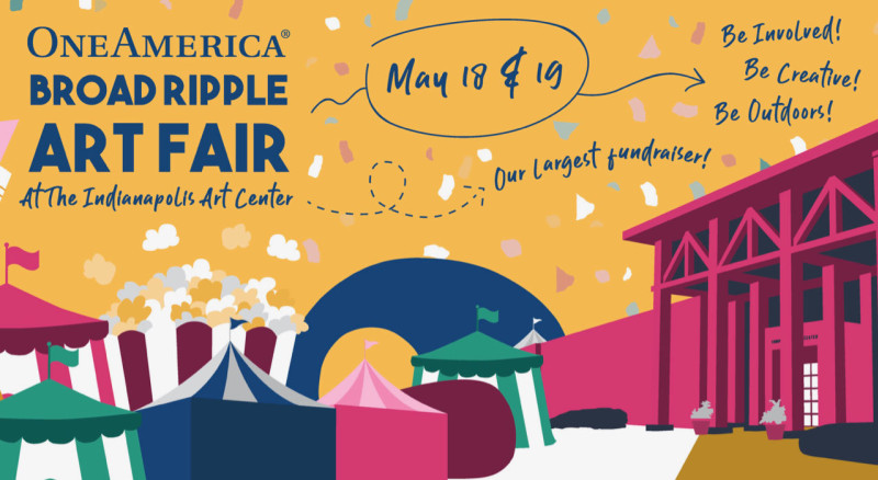 The 2019 Broad Ripple Art Fair in Indianapolis at Indianapolis